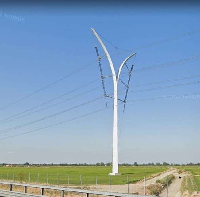 Unusual transmission tower design - photos - HomemadeTools.net