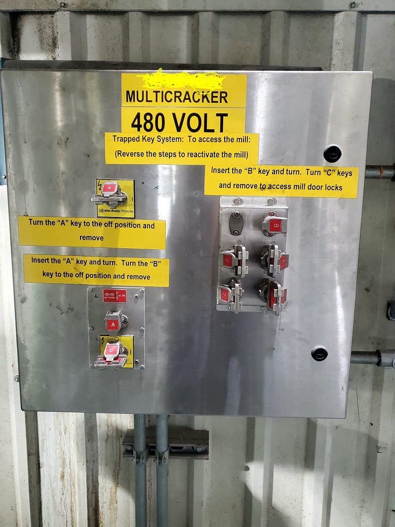 Equipment trap key system - photo