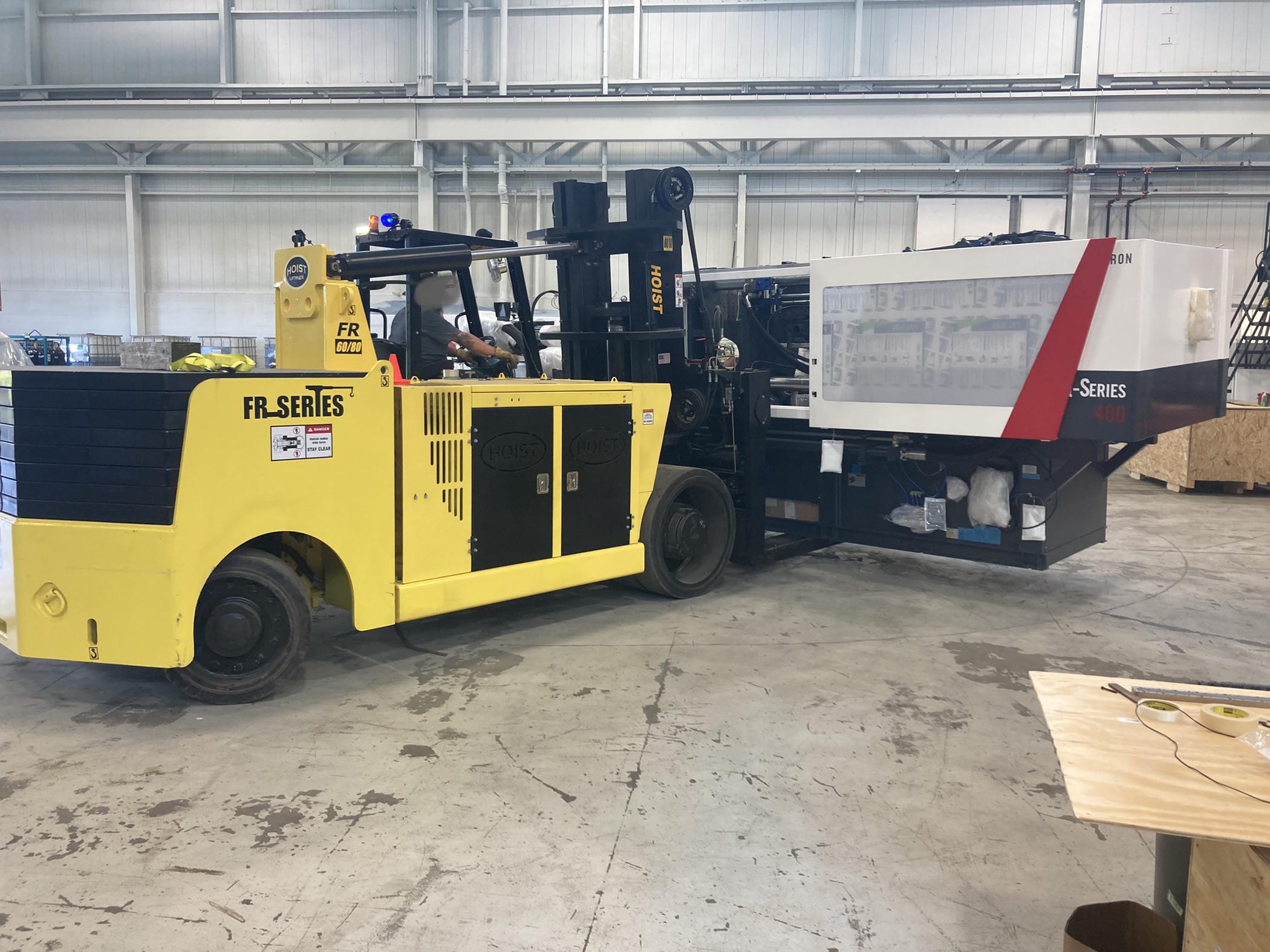 Extendable counterweight forklift - photo and video - HomemadeTools.net