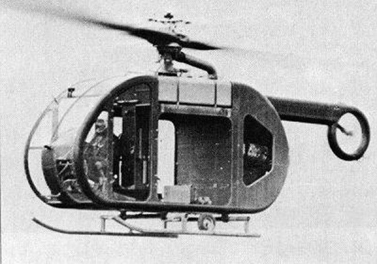Fiat Model 7002 helicopter - photos