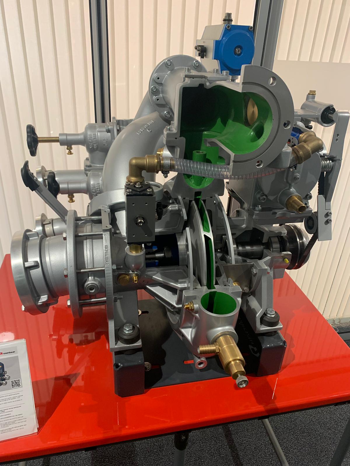 Firetruck pump cutaway - photo - HomemadeTools.net