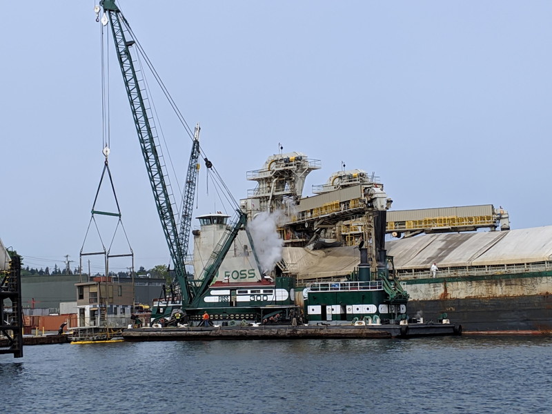 Foss 300 derrick steam crane - photos and videos - HomemadeTools.net