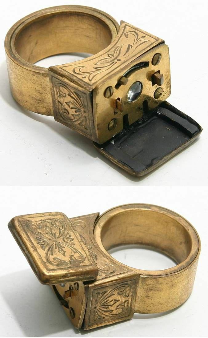 KGB spy ring with camera - photo - HomemadeTools.net