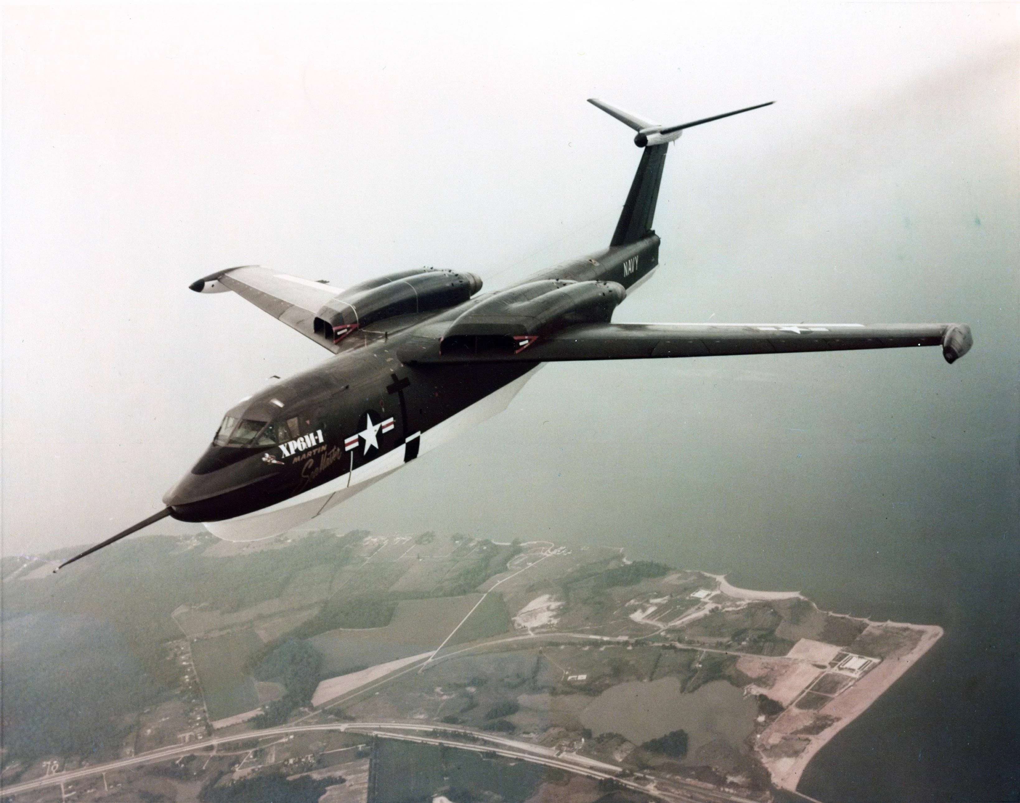 Martin P6M SeaMaster nuclear-capable flying boat - photos ...
