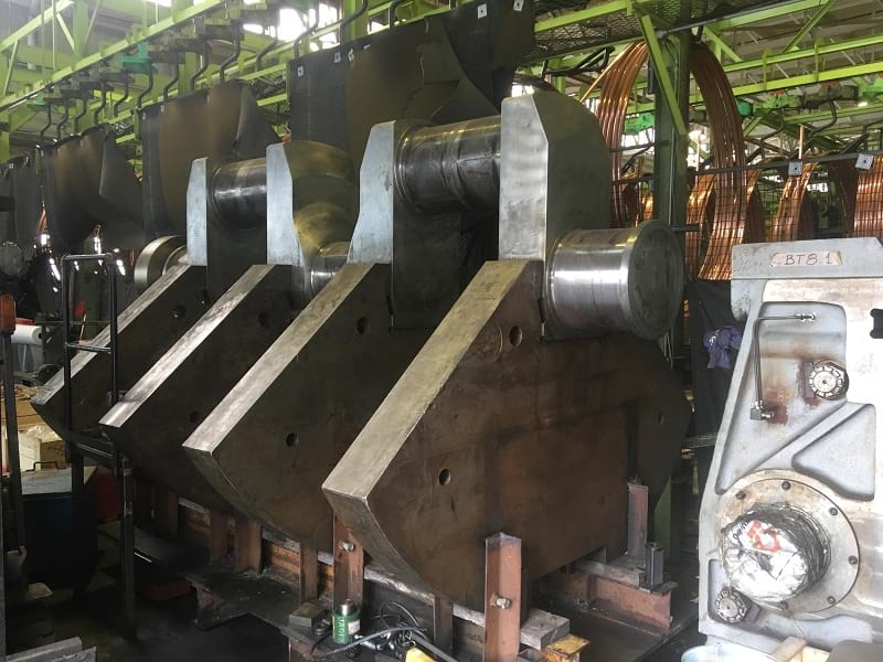 Massive pilger mill crankshaft - photo - HomemadeTools.net