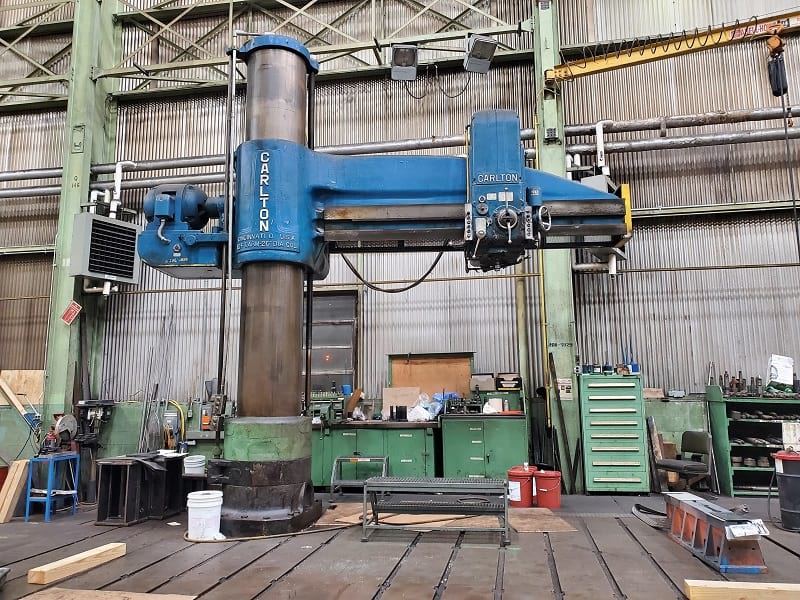 Giant radial arm drill - photo - HomemadeTools.net