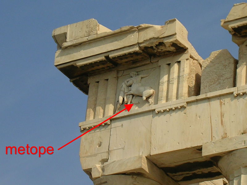 Without looking it up, what does "metope" mean? - HomemadeTools.net