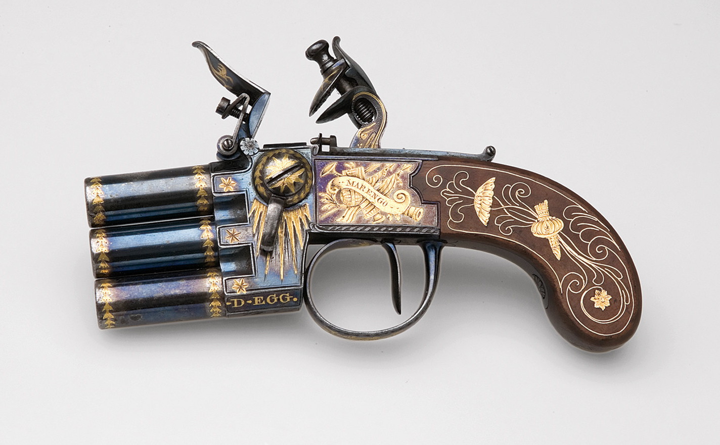 Napoleon's 3-barrel pistol - photo