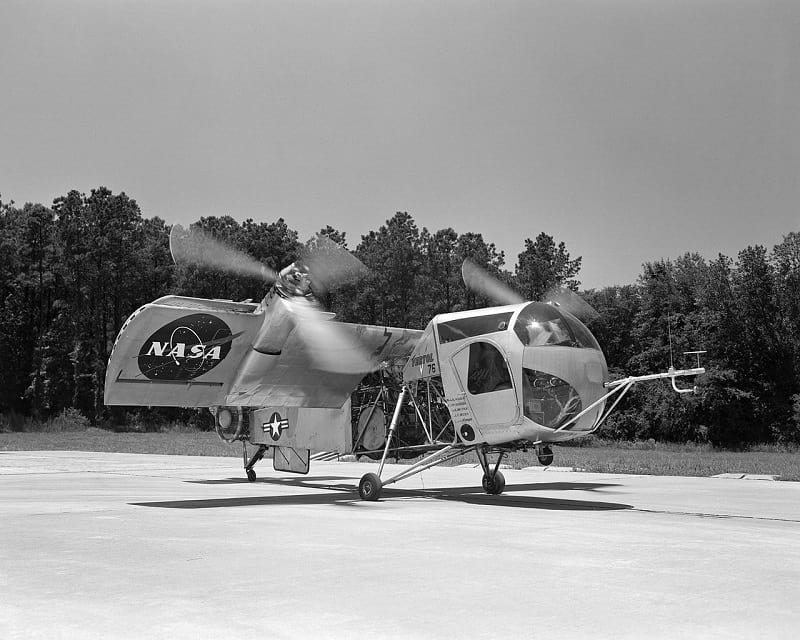 Vertol VZ-2 V/STOL research aircraft - photo - HomemadeTools.net