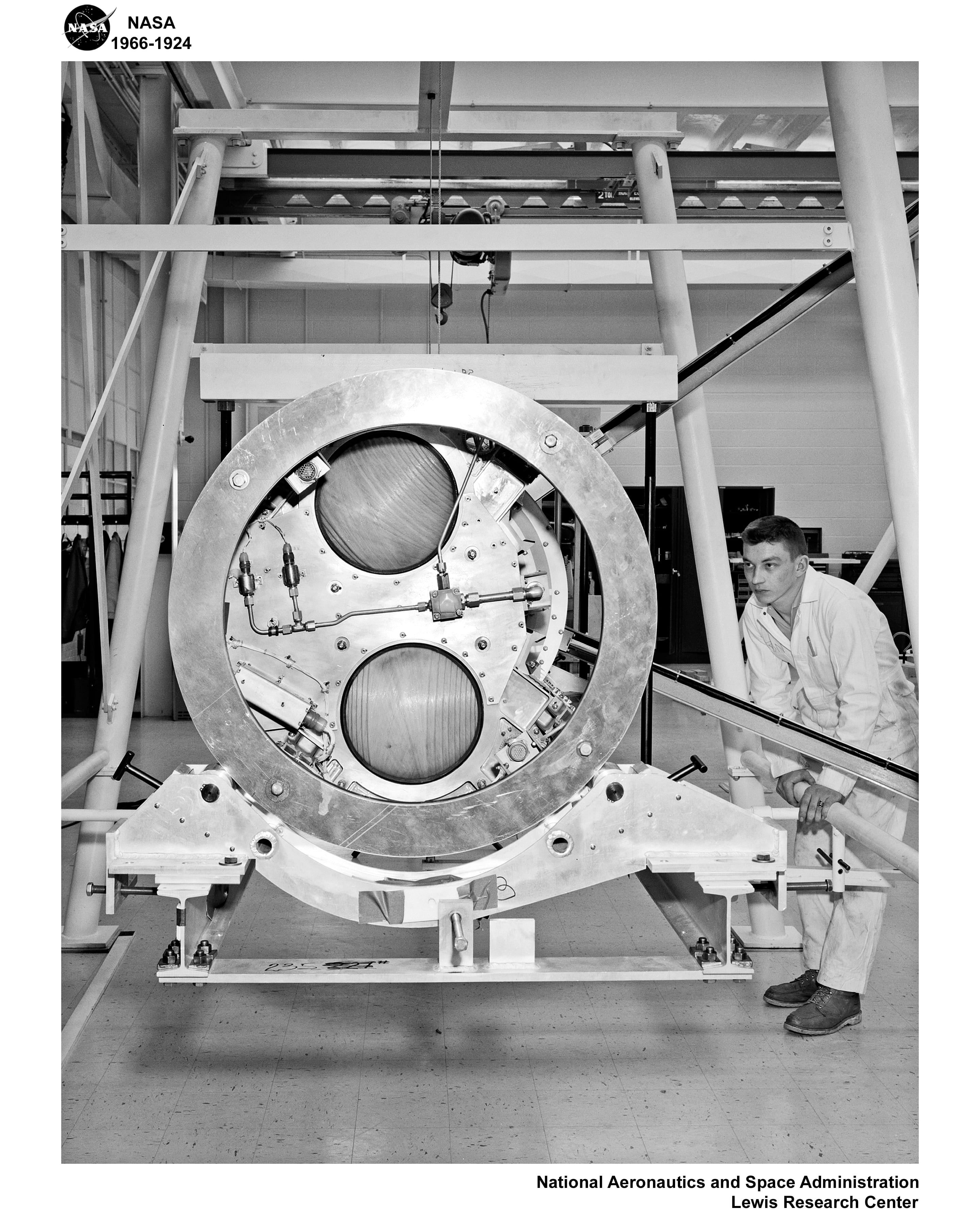 NASA WASP payload inertia rig - photo - HomemadeTools.net