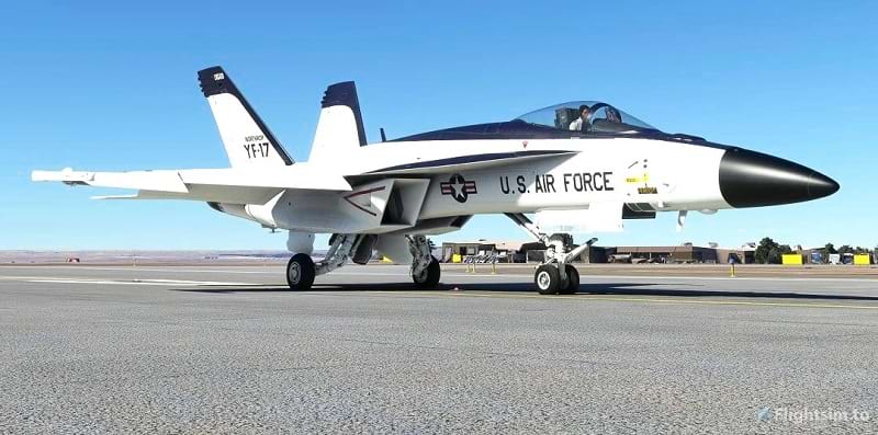 Northrop YF-17 prototype fighter aircraft - photos