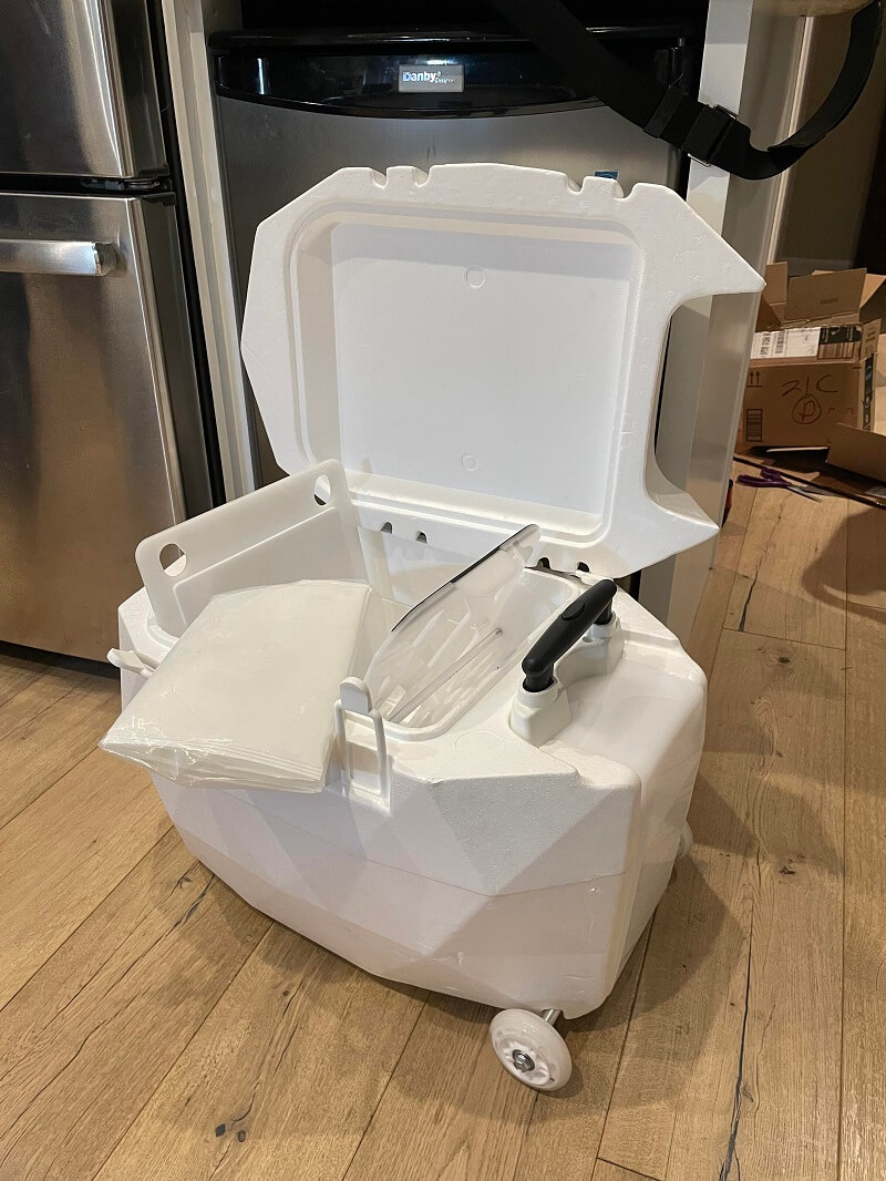 Organ transport coolers - photos