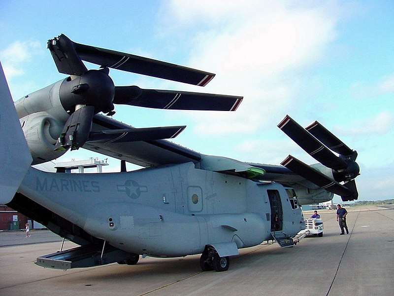 Bell Boeing V-22 Osprey unfolding - GIF and photos - HomemadeTools.net