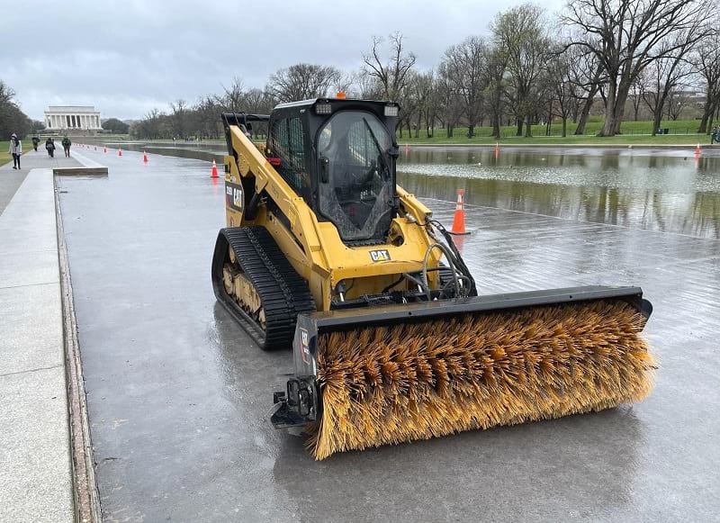 Skid steer sweeper - photo