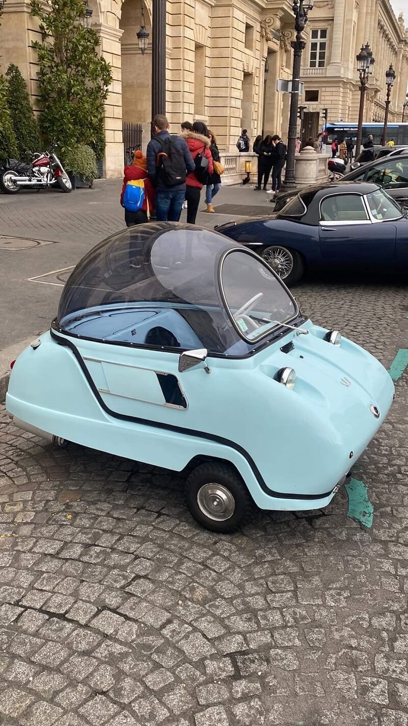 1965 Peel Trident three-wheeled microcar - photos - HomemadeTools.net