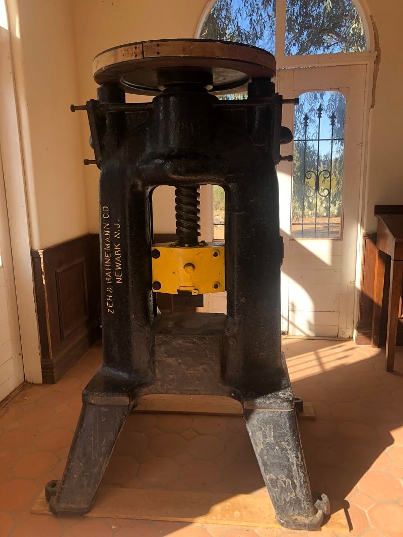 Vintage percussion press - photo