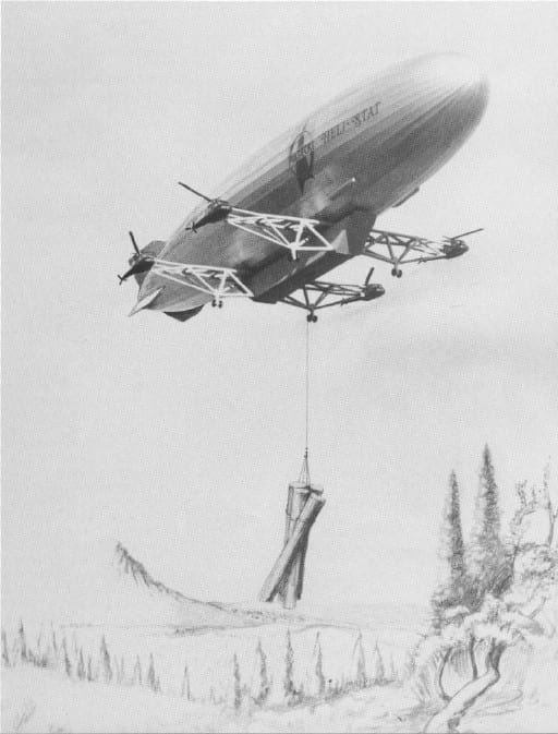 Piasecki PA-97 Helistat hybrid aircraft - photo - HomemadeTools.net