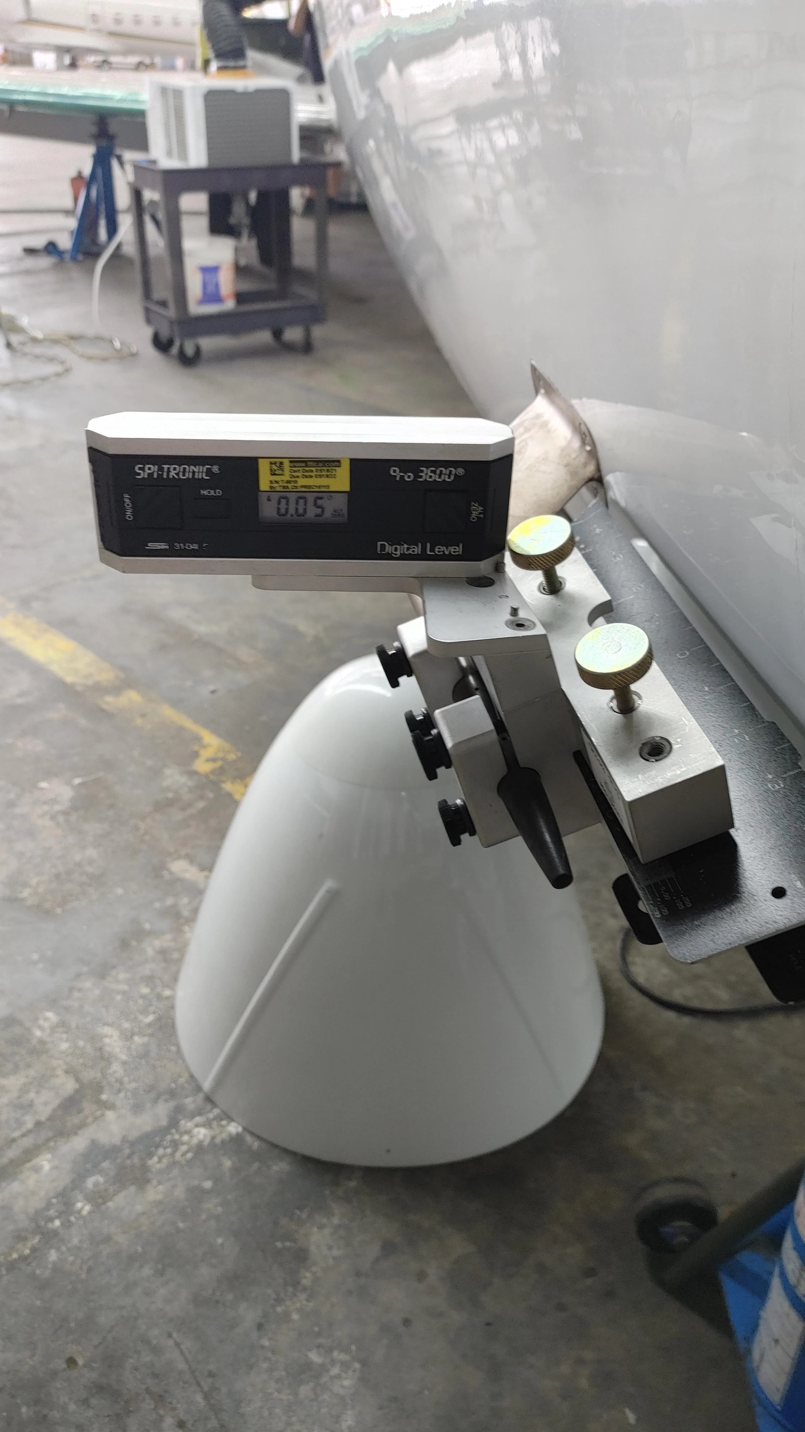 Pitot-static probe alignment tool - photos - HomemadeTools.net