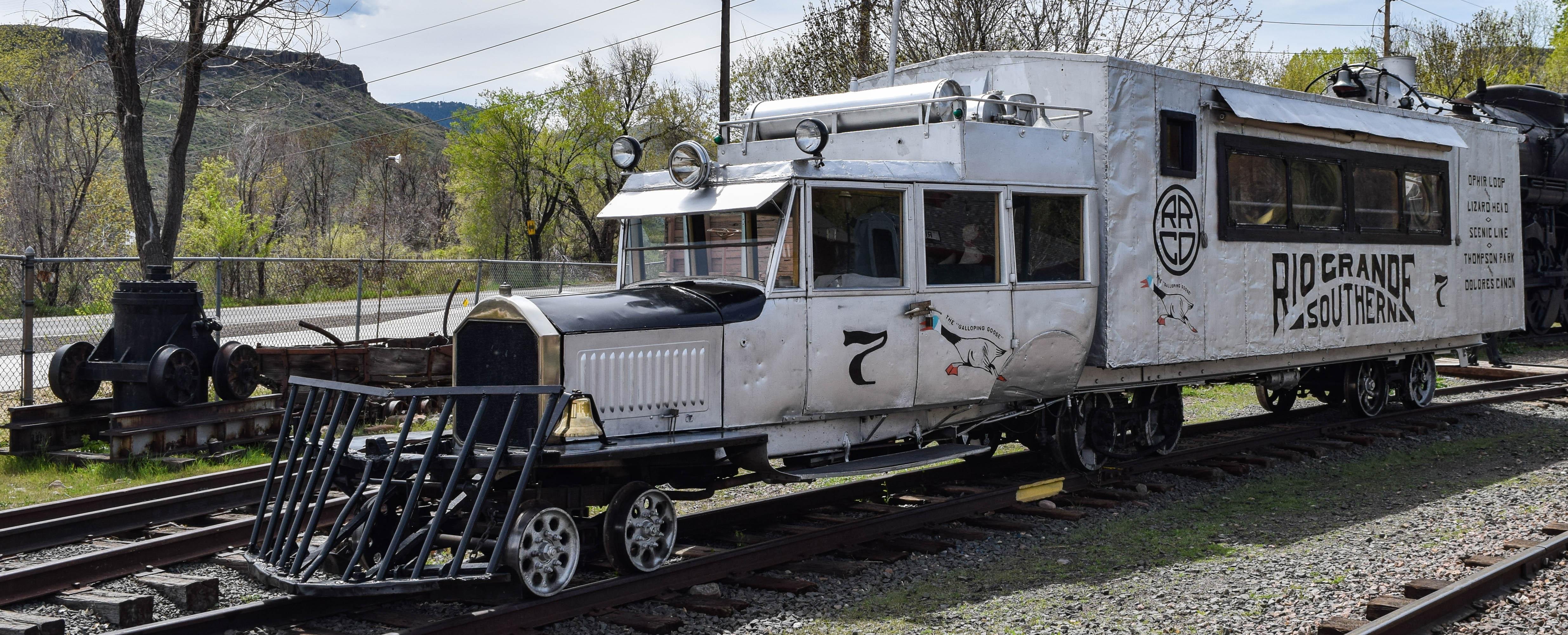 Rio Grande Southern Galloping Goose railcar - photo - HomemadeTools.net