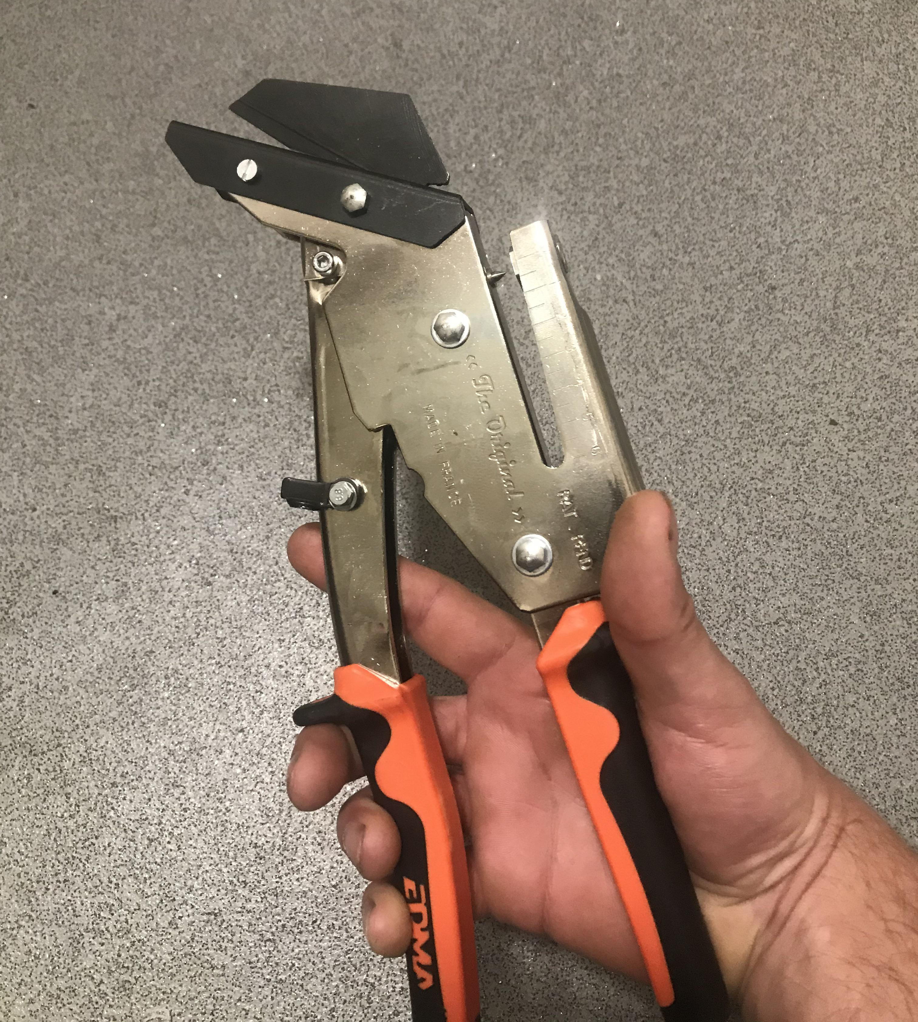 Roofing slate clippers - photo - HomemadeTools.net