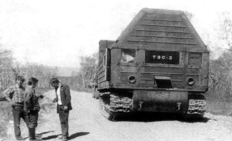 Soviet TES-3 mobile nuclear power plant - photos and video