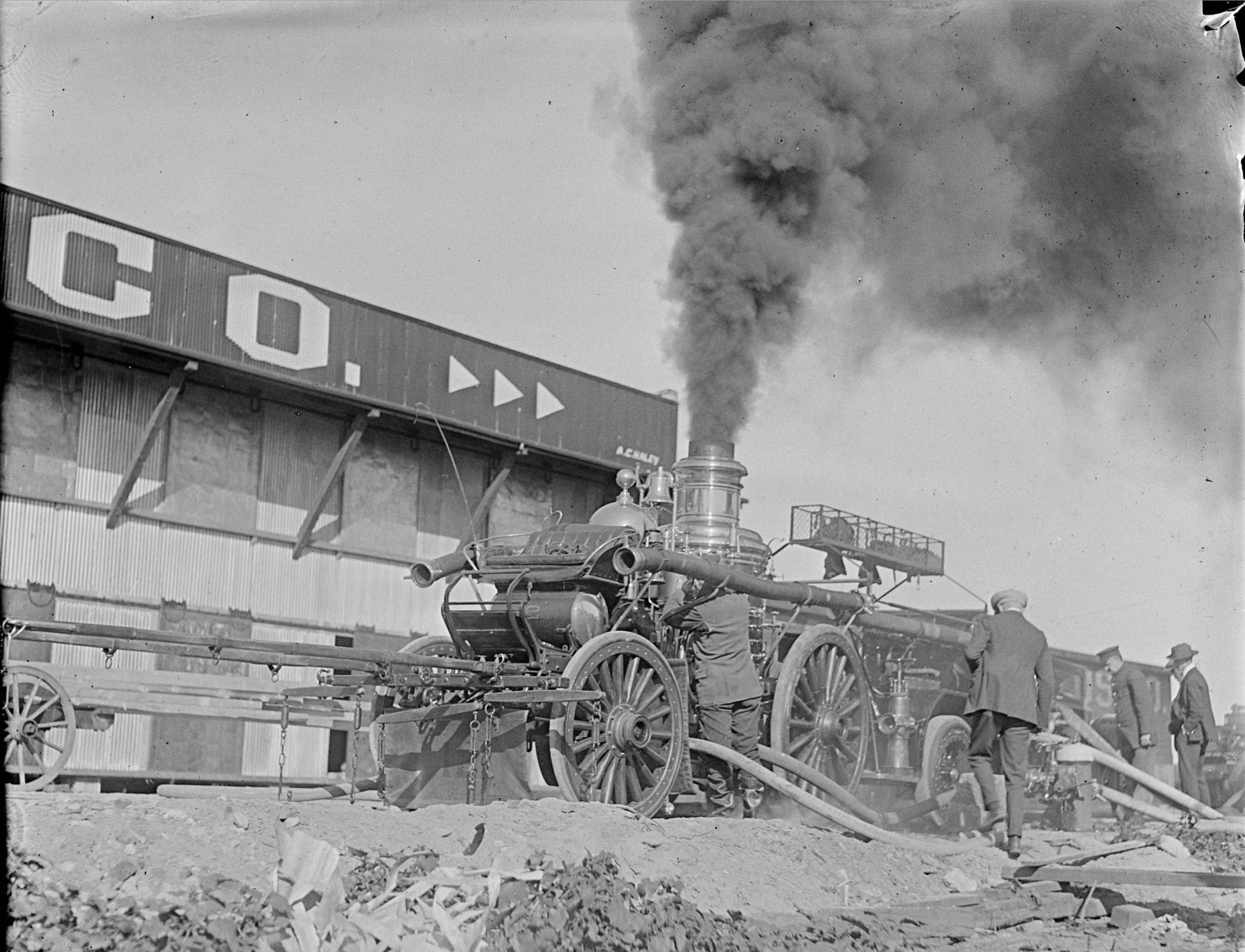 Vintage work crew photos
