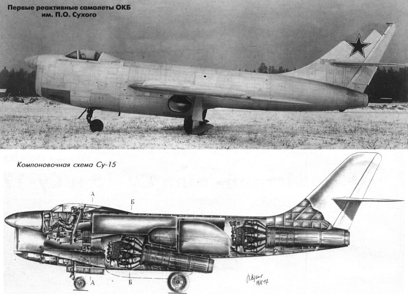 1949 Sukhoi Su-15 prototype interceptor - photo - HomemadeTools.net