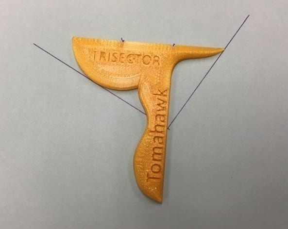 Tomahawk angle trisector - photo