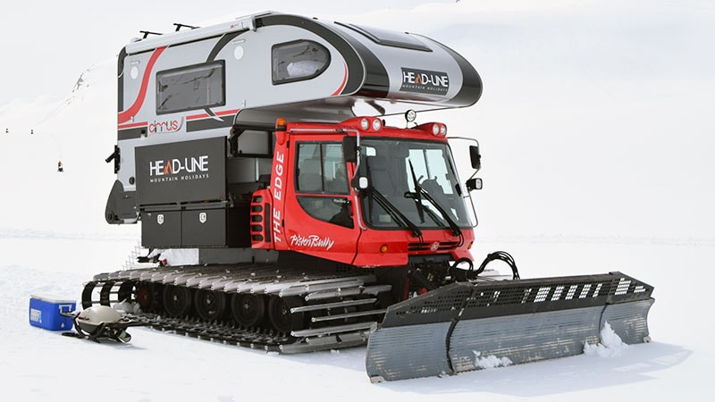 Tracked camper - photo