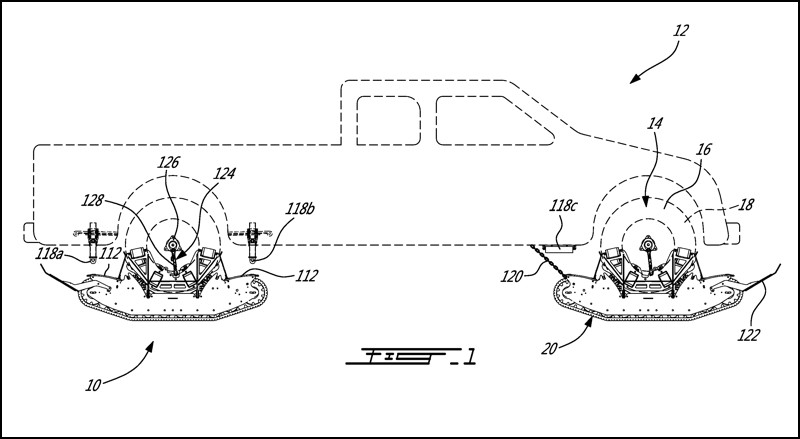 Track N Go wheel-driven vehicle tracks - GIF, video, patent ...