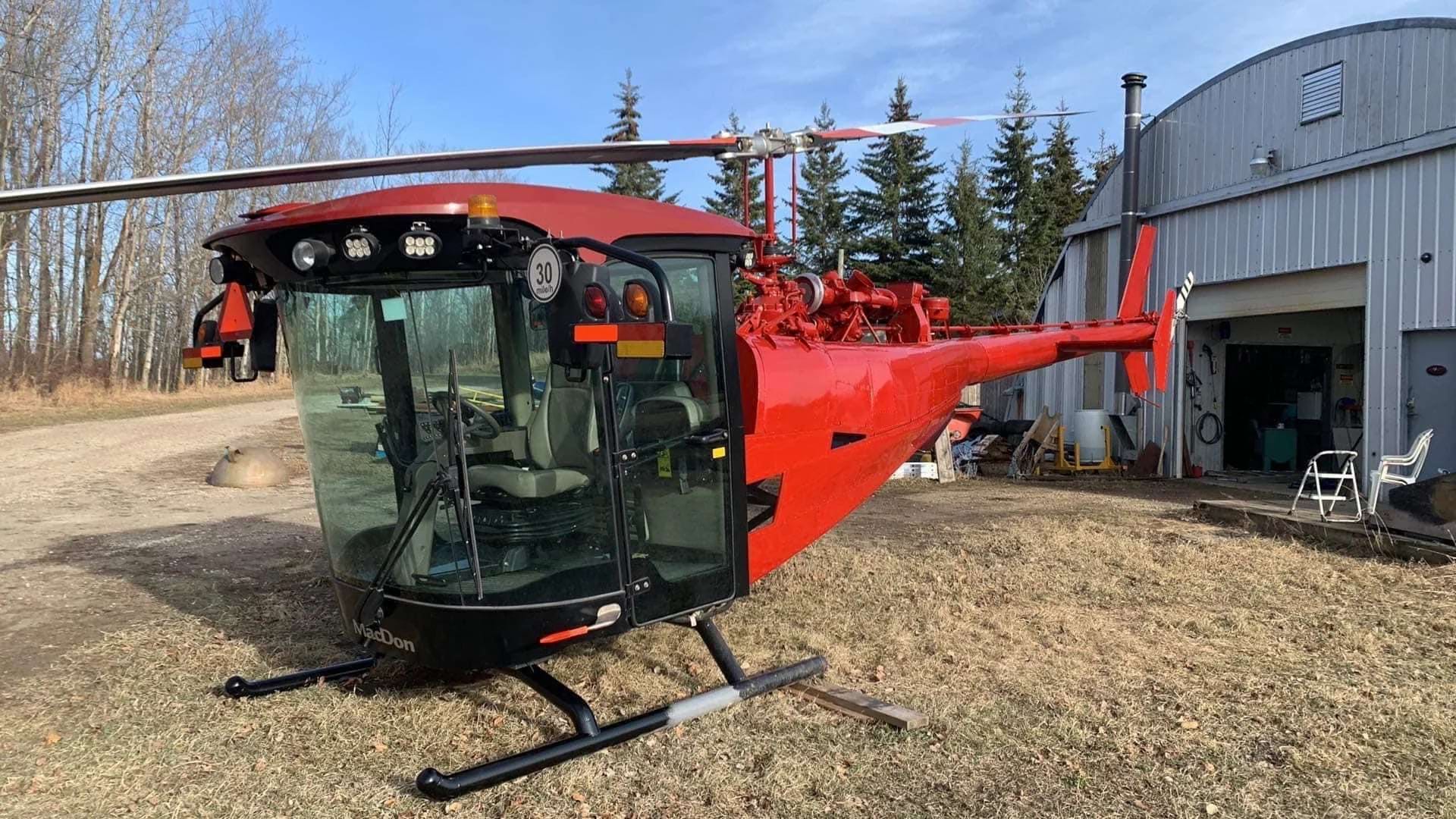 Tractor helicopter - photos - HomemadeTools.net