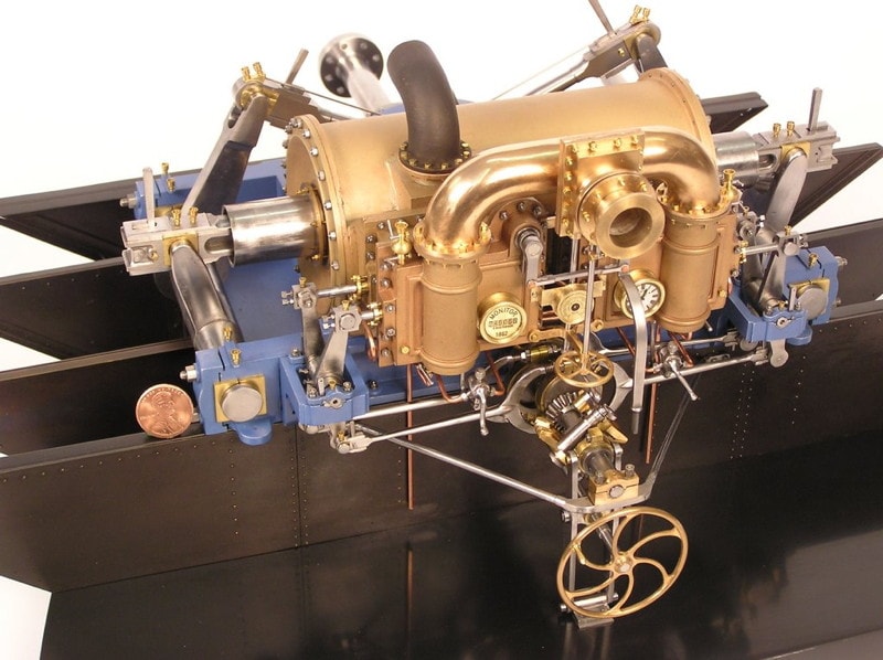 Scale model steam engine from Civil War Ironclad USS Monitor - video ...