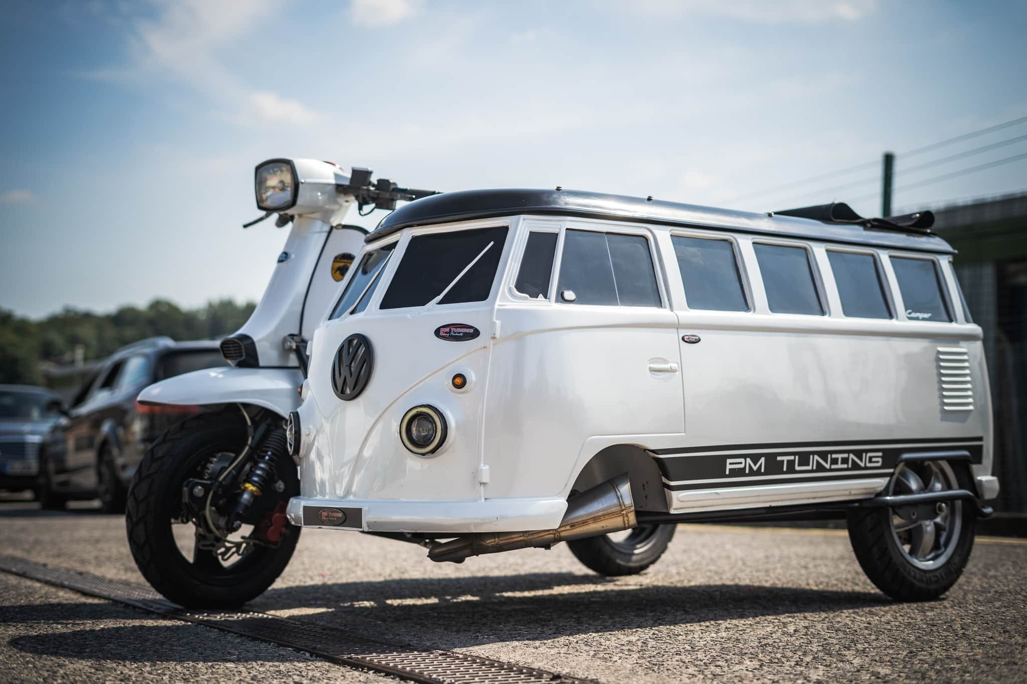 Scooter with VW Kombi sidecar - photos - HomemadeTools.net