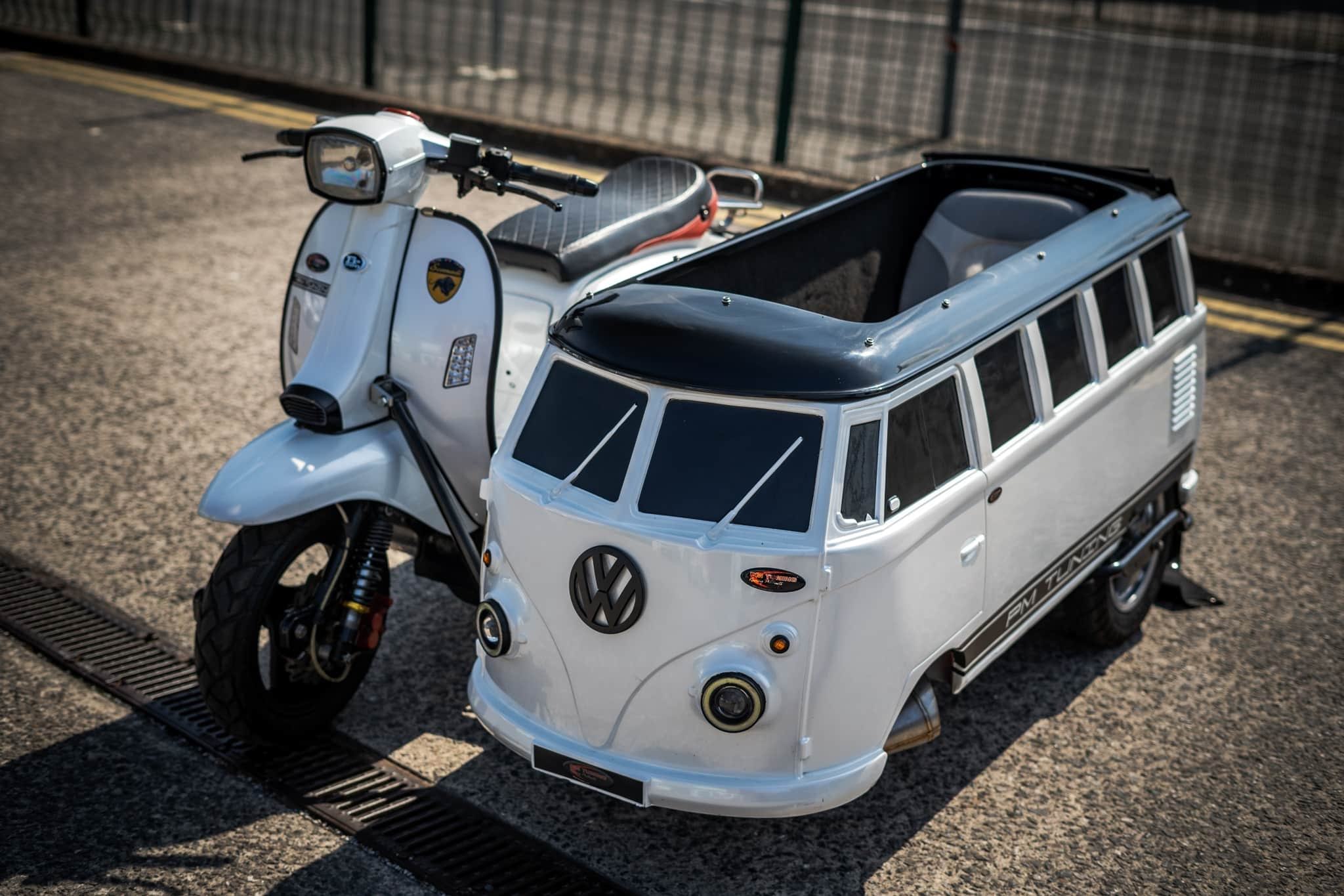 Scooter with VW Kombi sidecar - photos - HomemadeTools.net