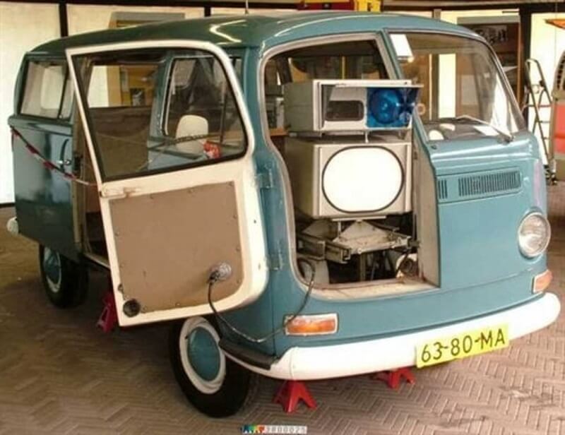 Volkswagen Type 2 Gatso speed trap bus - photos - HomemadeTools.net