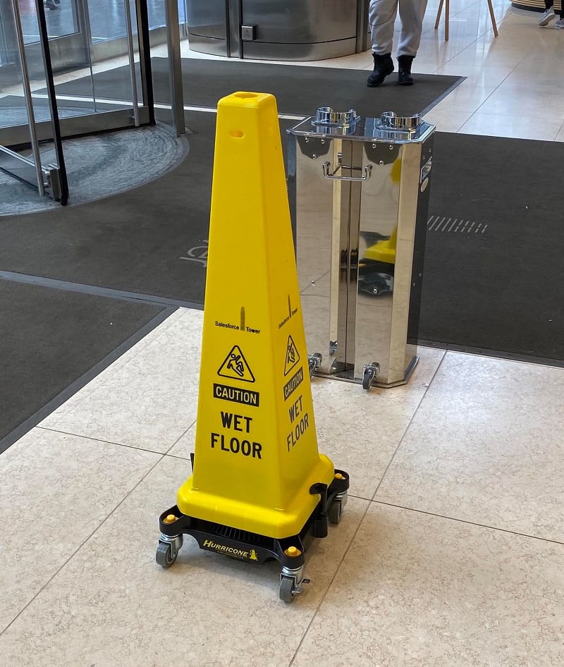 Cordless floor drying cone - photo - HomemadeTools.net