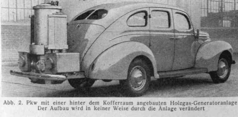 Wood gas cars - photos - HomemadeTools.net