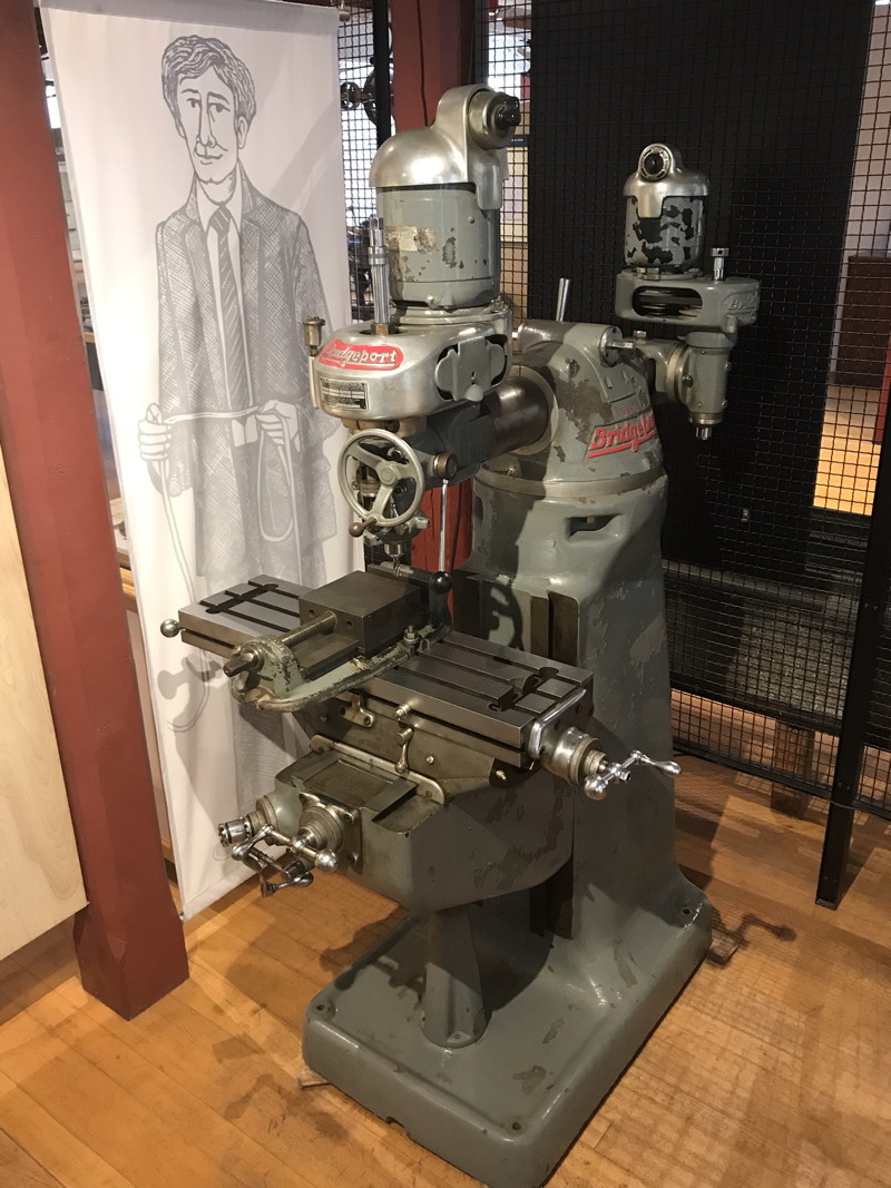World's first Bridgeport mill - photos - HomemadeTools.net