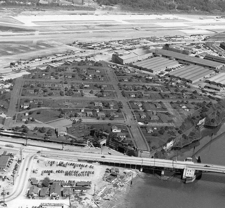 WWII Boeing factory disguised as neighborhood - photo