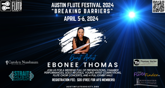 Austin Flute Society: Austin Flute Festival 2024 "Breaking Barriers ...