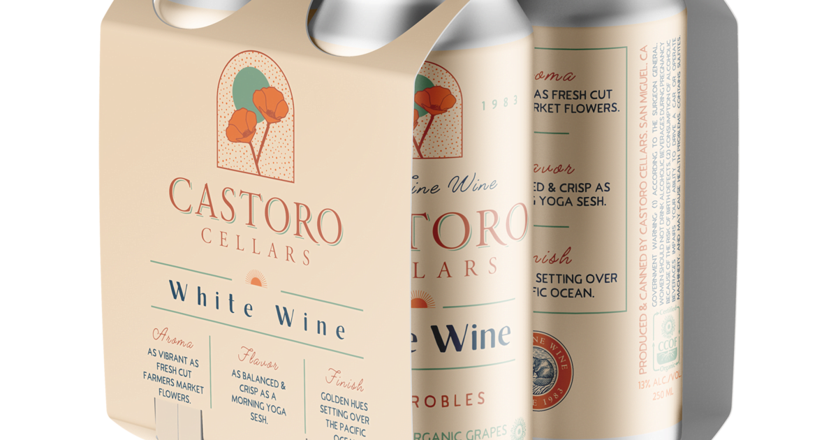 Castoro Cellars | Canned White Wine