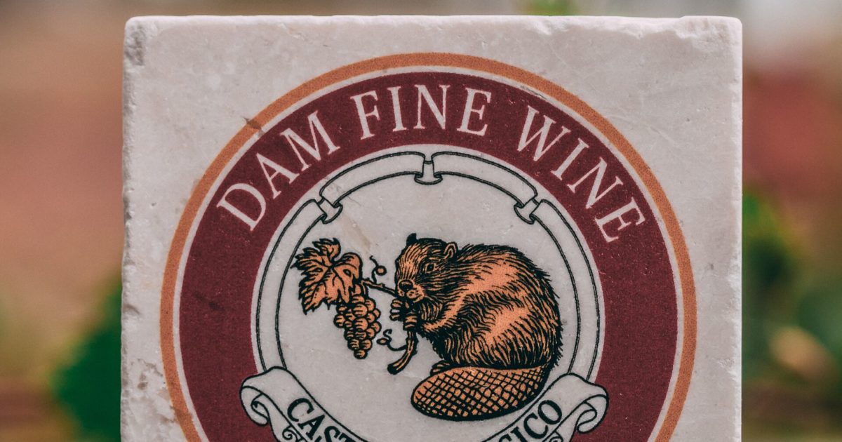 Castoro Cellars | Logo Marble Coaster (Single)