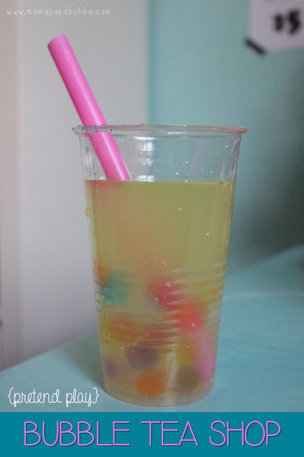 {Pretend Play} Bubble Tea Shop - Mama.Papa.Bubba.