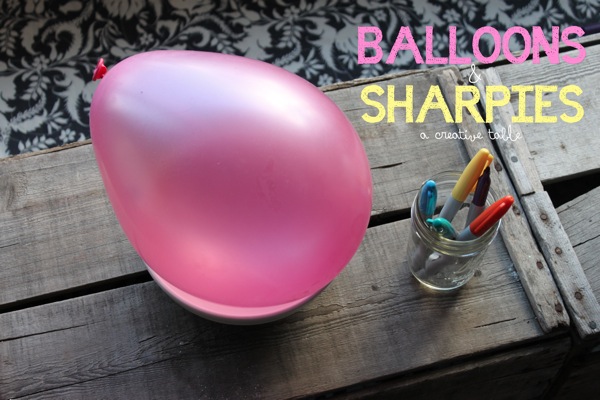 Balloons and Sharpies: A Creative Table - Mama.Papa.Bubba.