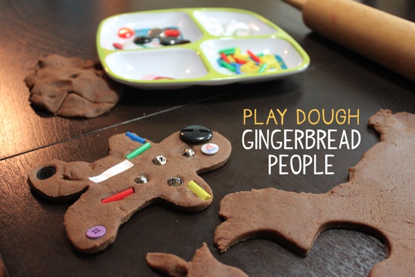 Play Dough Gingerbread People - Mama.Papa.Bubba.