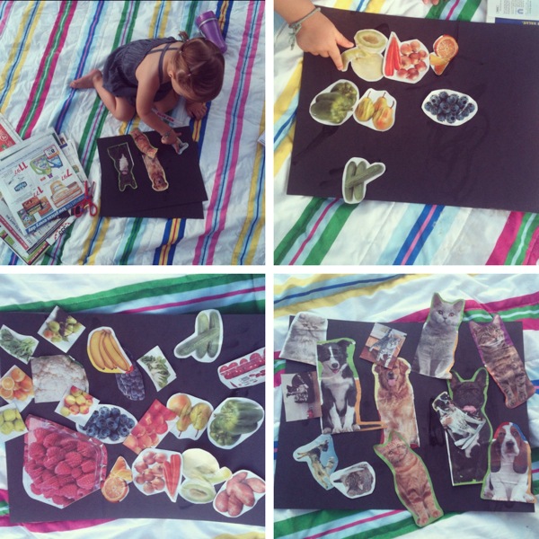 iPhoneography // Impromptu Newspaper Collages - Mama.Papa.Bubba.