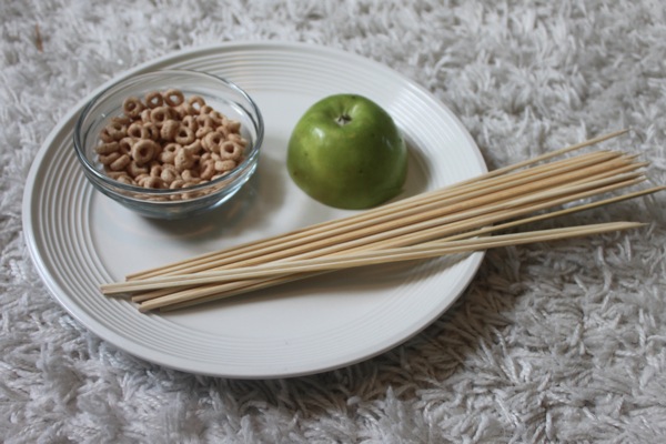 Simple Play: Stacking O's on Skewers - Mama.Papa.Bubba.