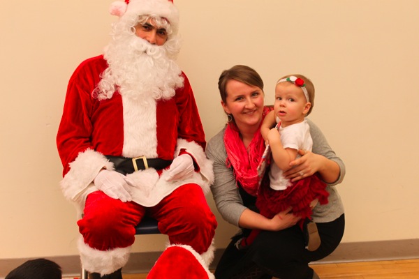 Santa Visits Family Time - Mama.Papa.Bubba.
