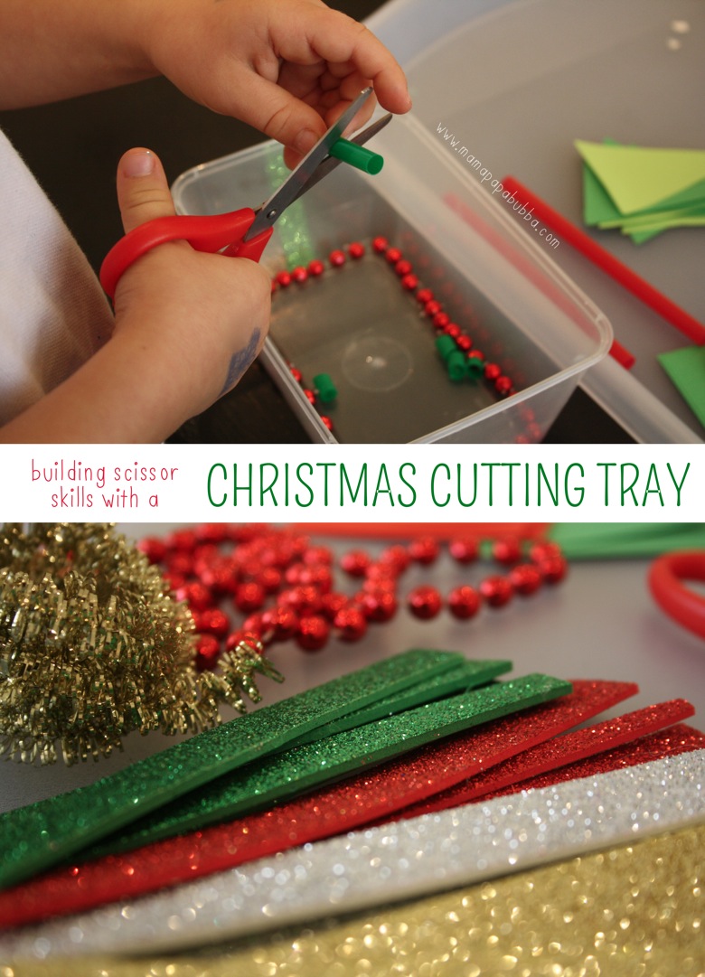 Christmas Cutting Tray - Mama.Papa.Bubba.