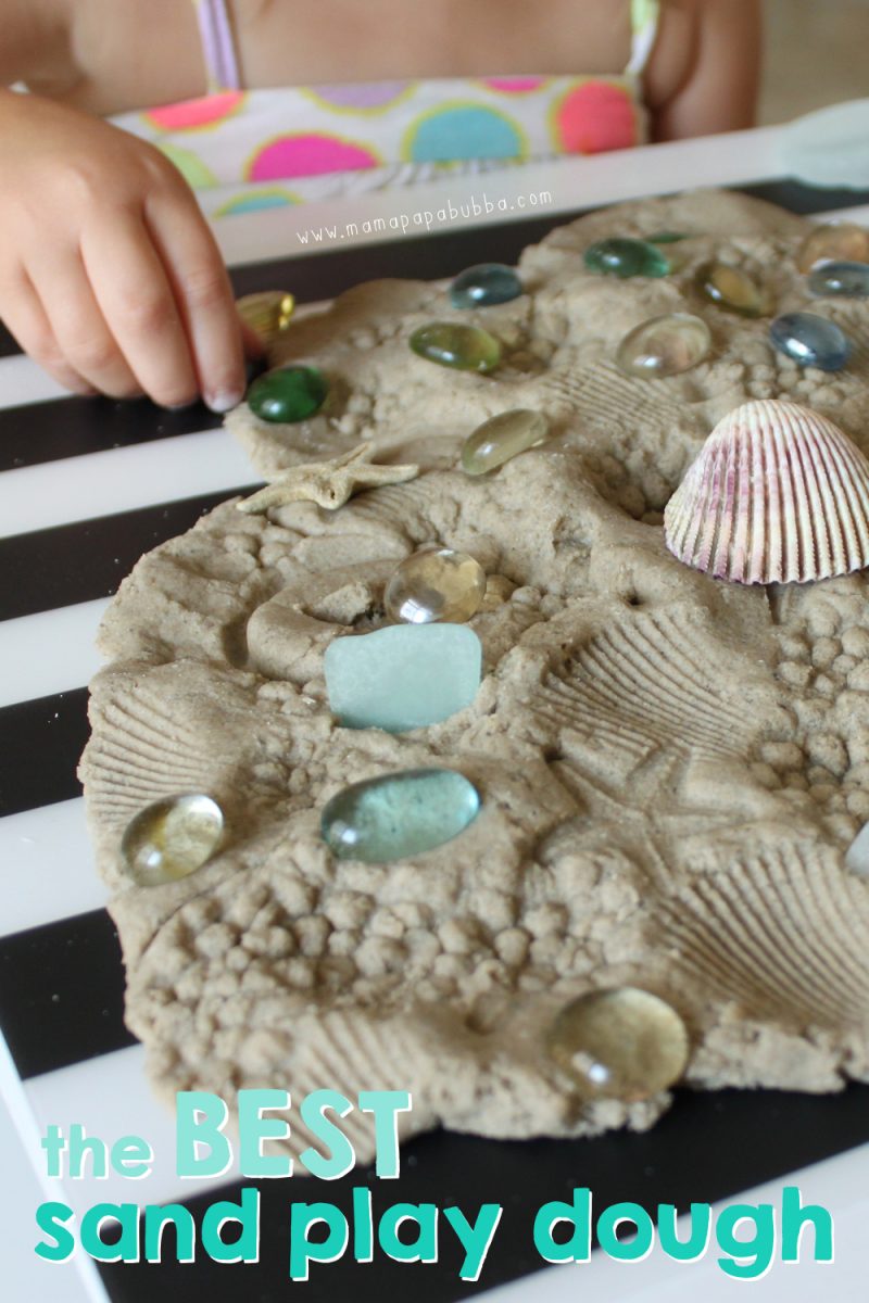 Sand Play Dough With Loose Parts - Mama.Papa.Bubba.
